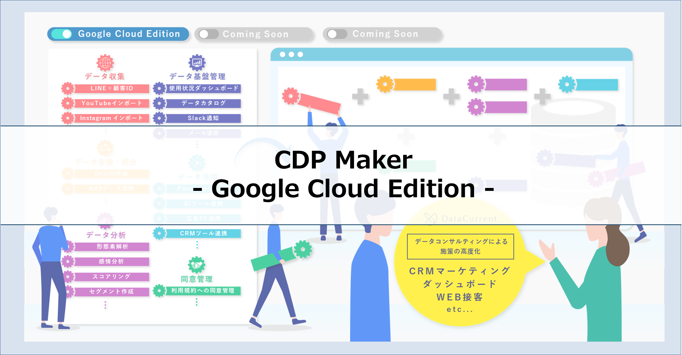 テンプレートを組み合わせて自在にCDP構築！CDP Maker -Google Cloud Edition- | DataCurrent